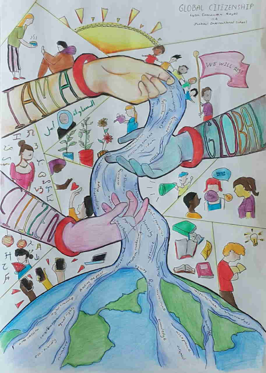 ||Al Hussan International|| Global Citizenship Poster