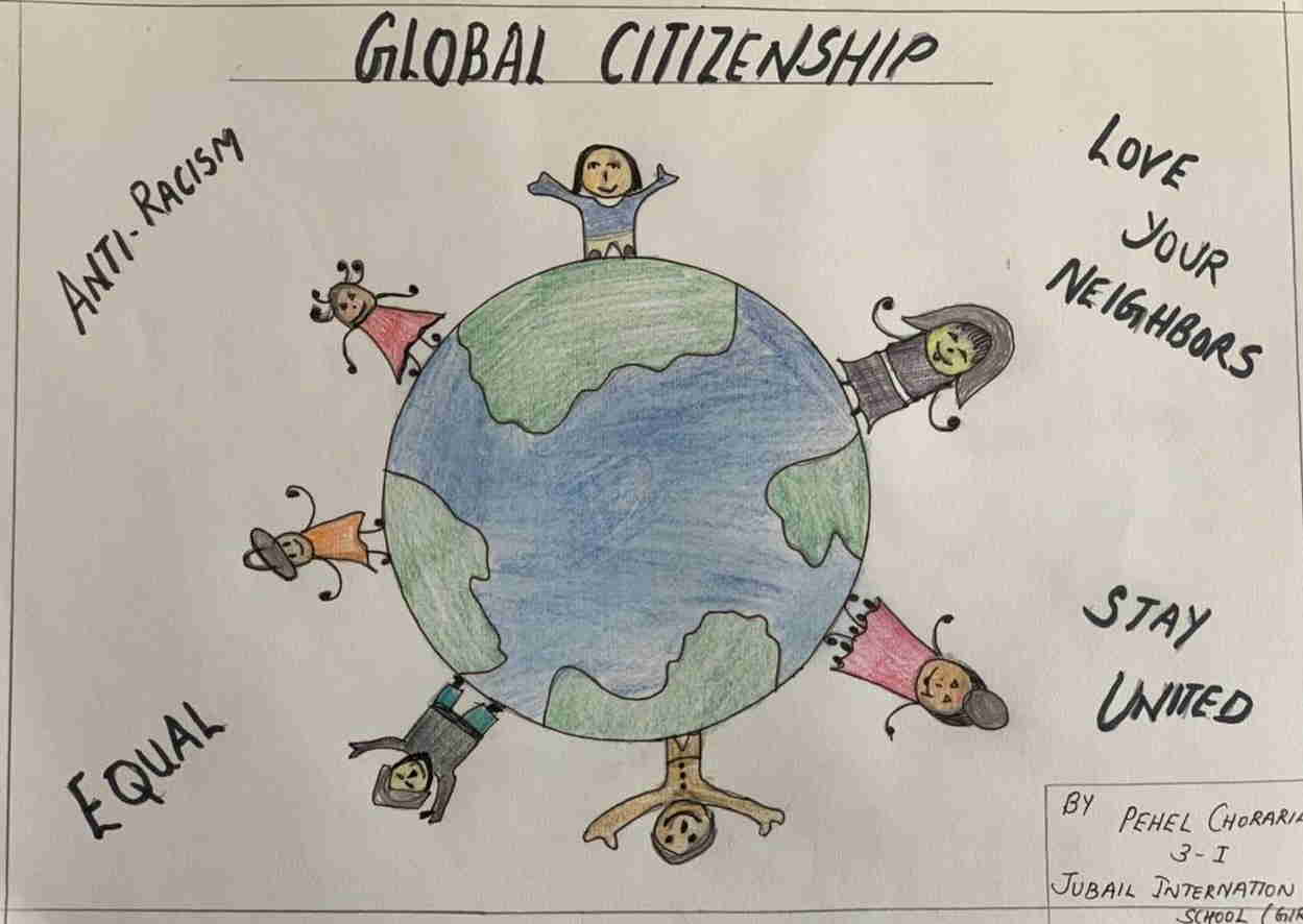 ||Al Hussan International|| Global Citizenship Poster