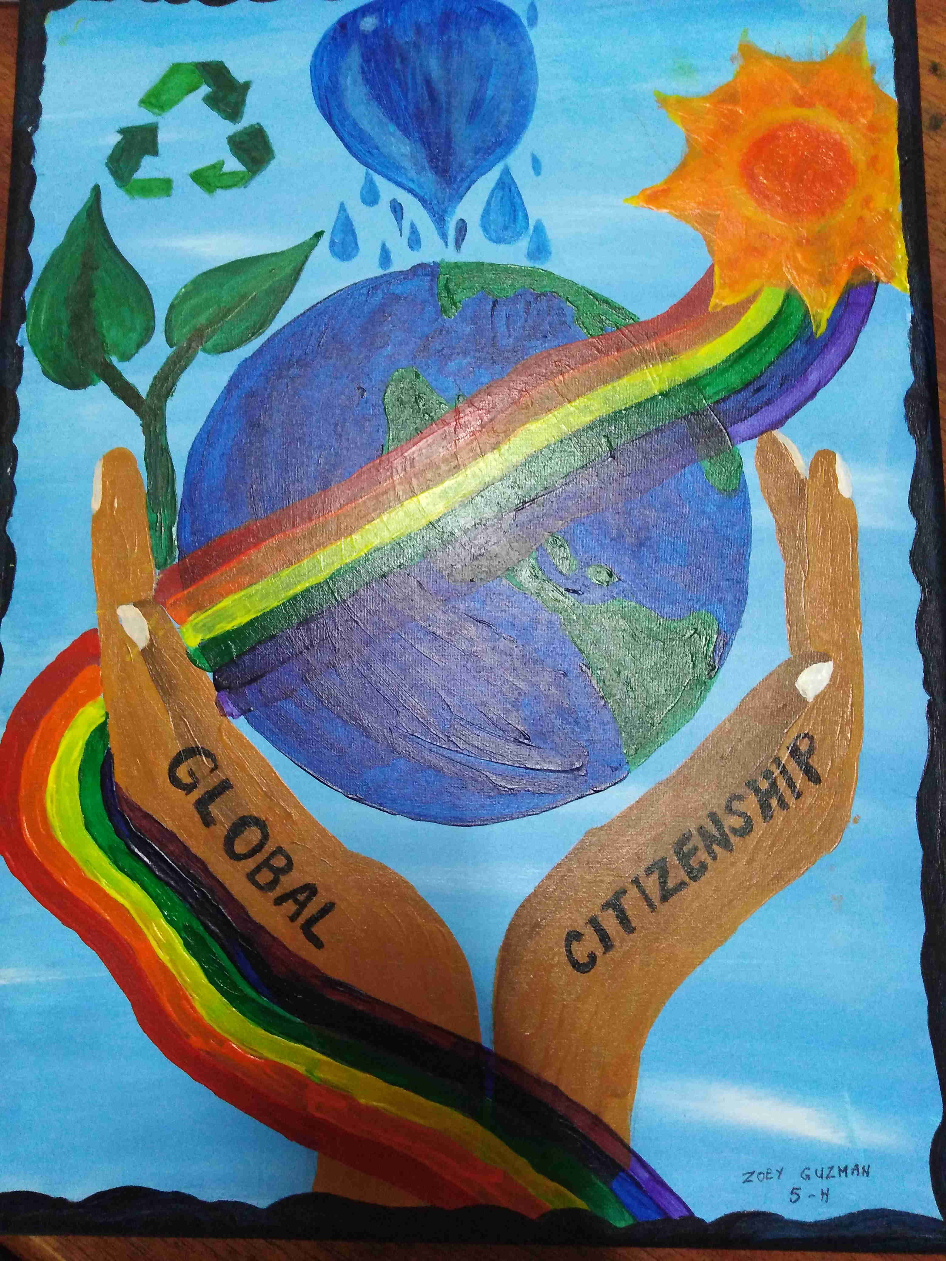 ||Al Hussan International|| Global Citizenship Poster