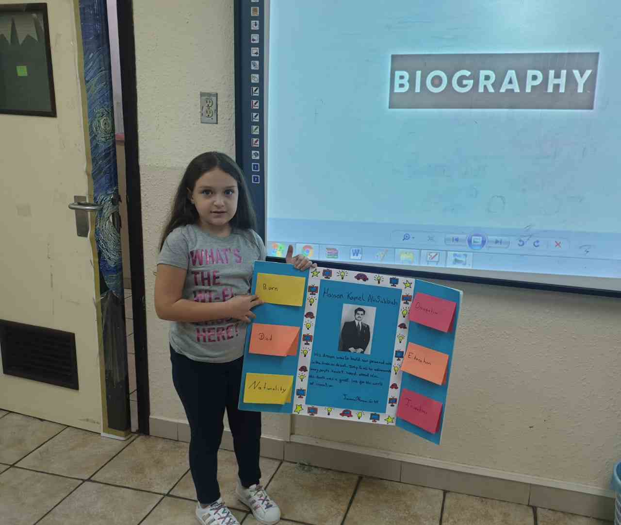 ||Al Hussan International|| Biography- Grade 4