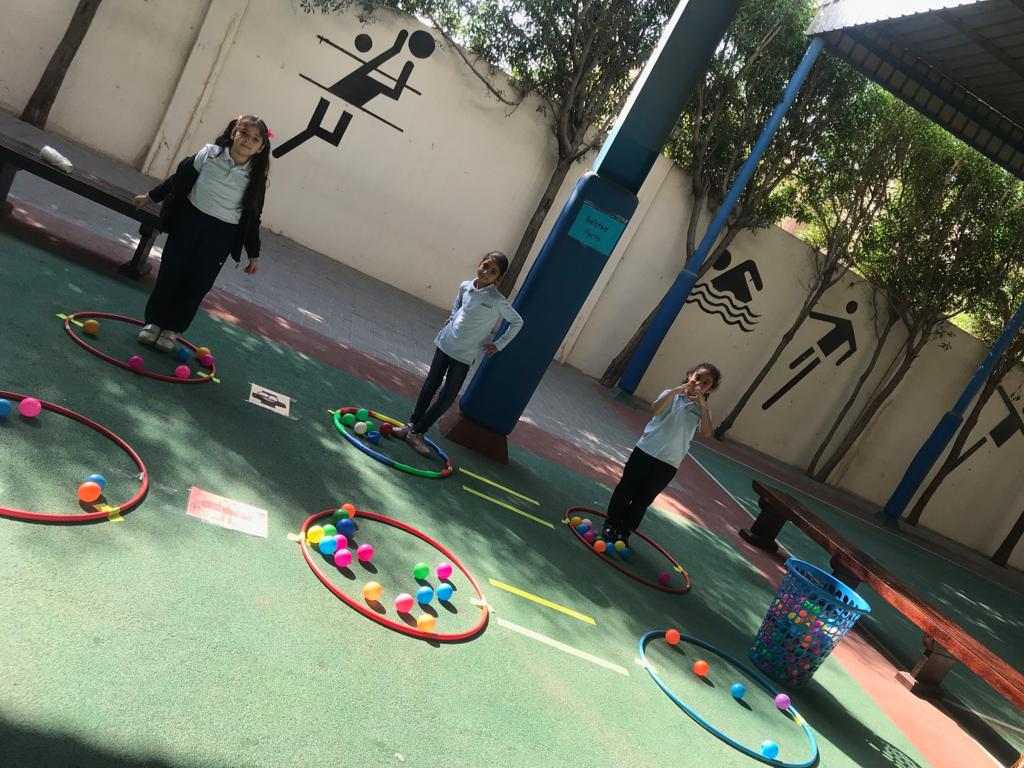 ||Al Hussan International|| Hula Hoop Game - Math Activity -Grade 2