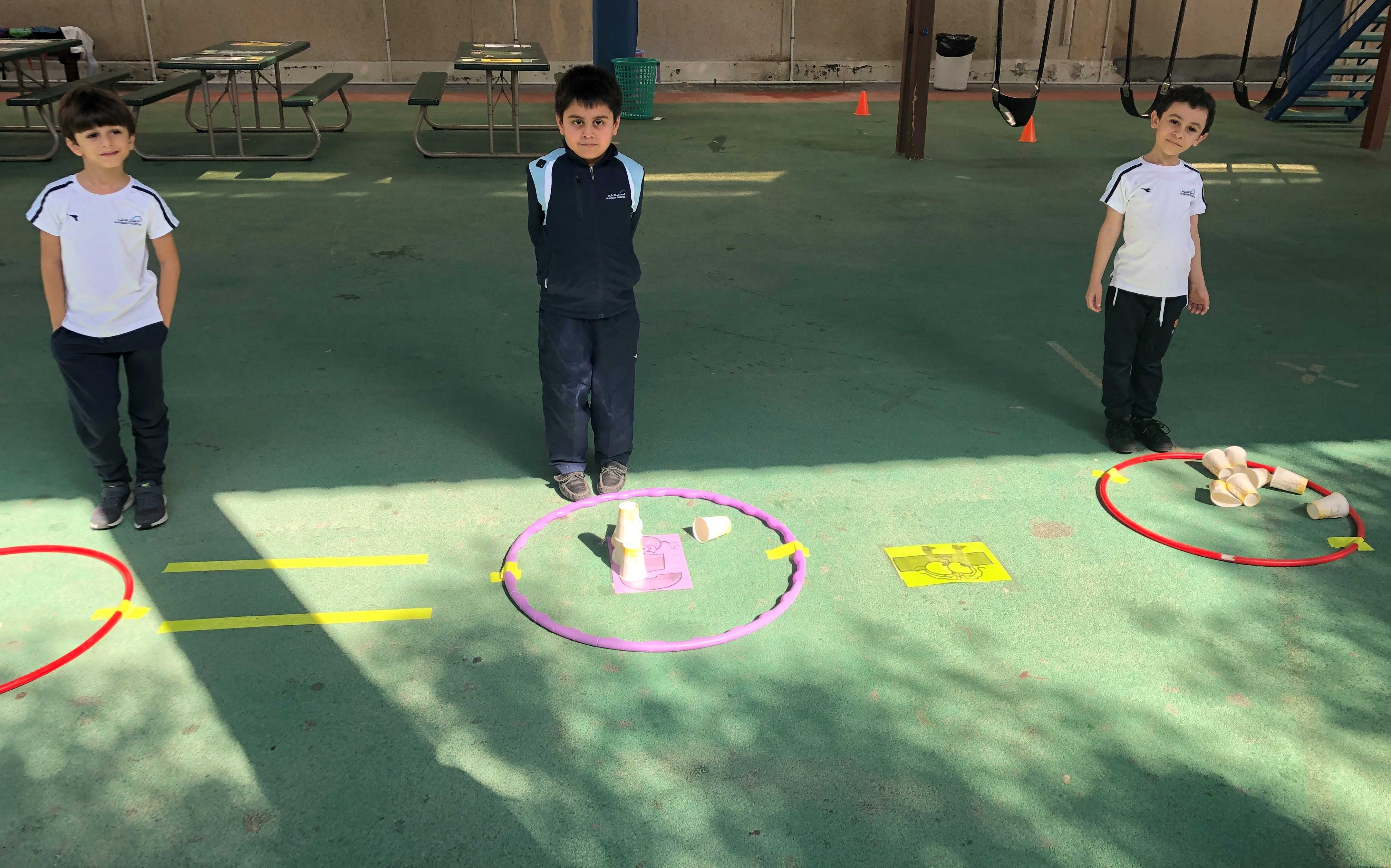 ||Al Hussan International|| Hula Hoop Game - Math Activity -Grade 2