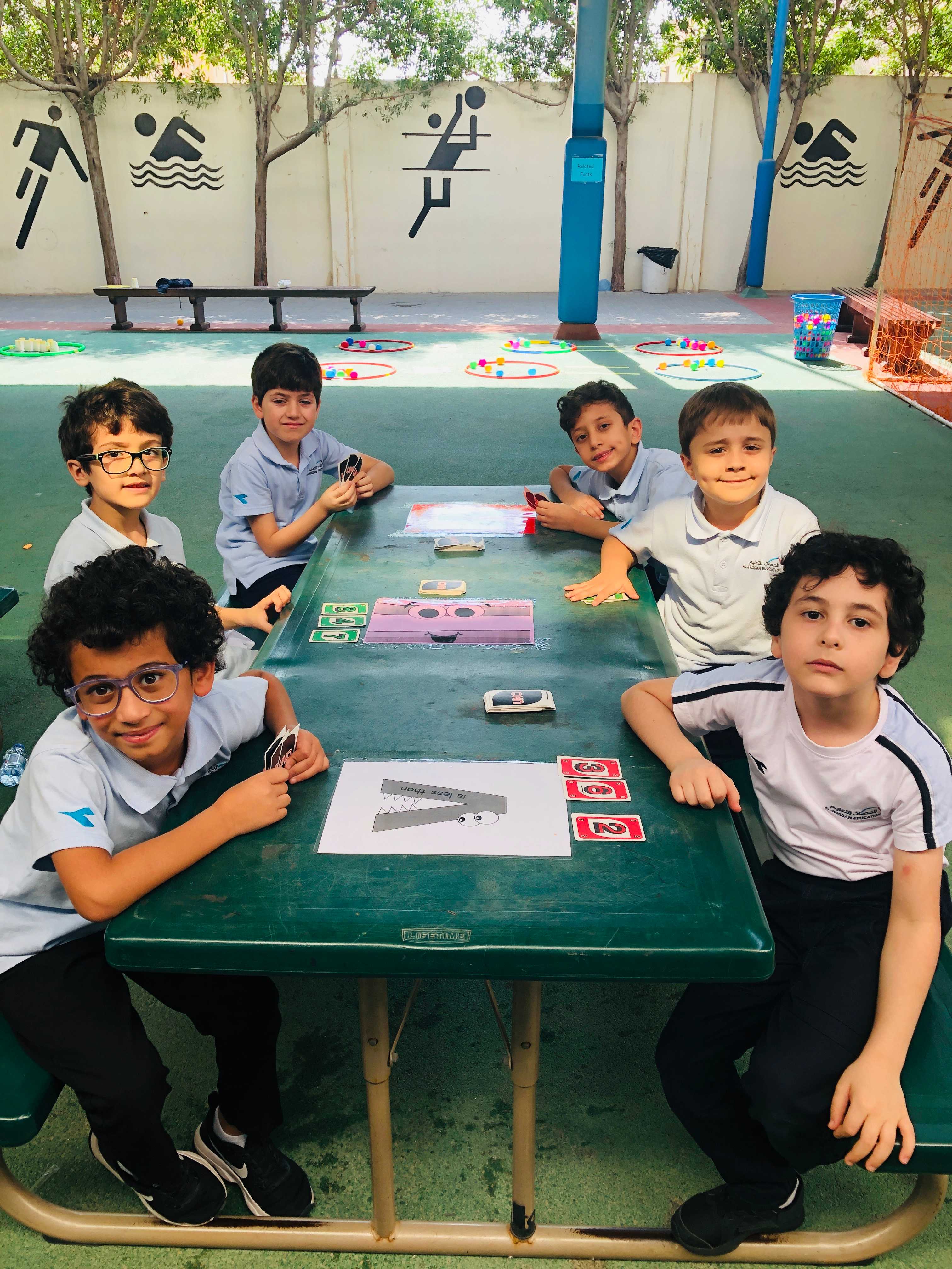 ||Al Hussan International|| Hula Hoop Game - Math Activity -Grade 2