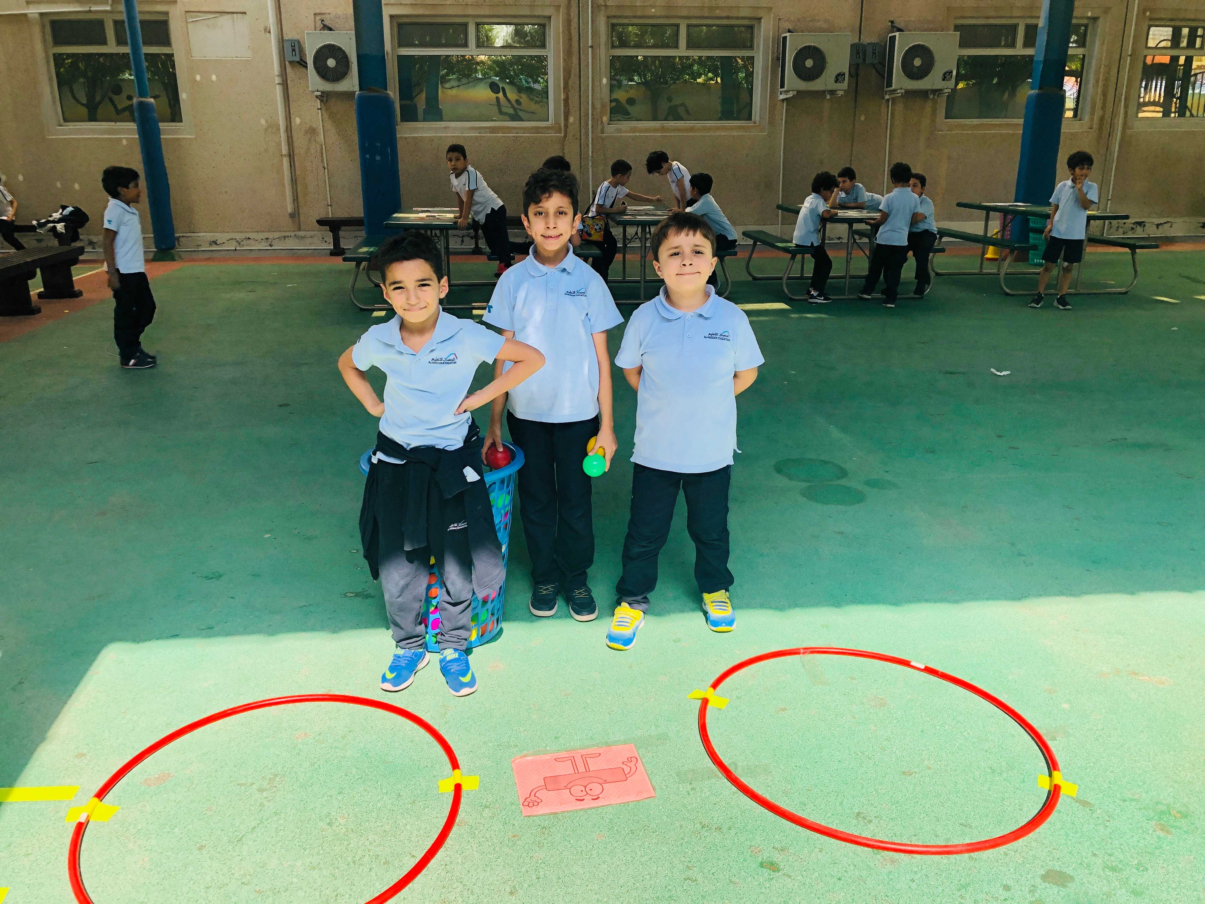 ||Al Hussan International|| Hula Hoop Game - Math Activity -Grade 2