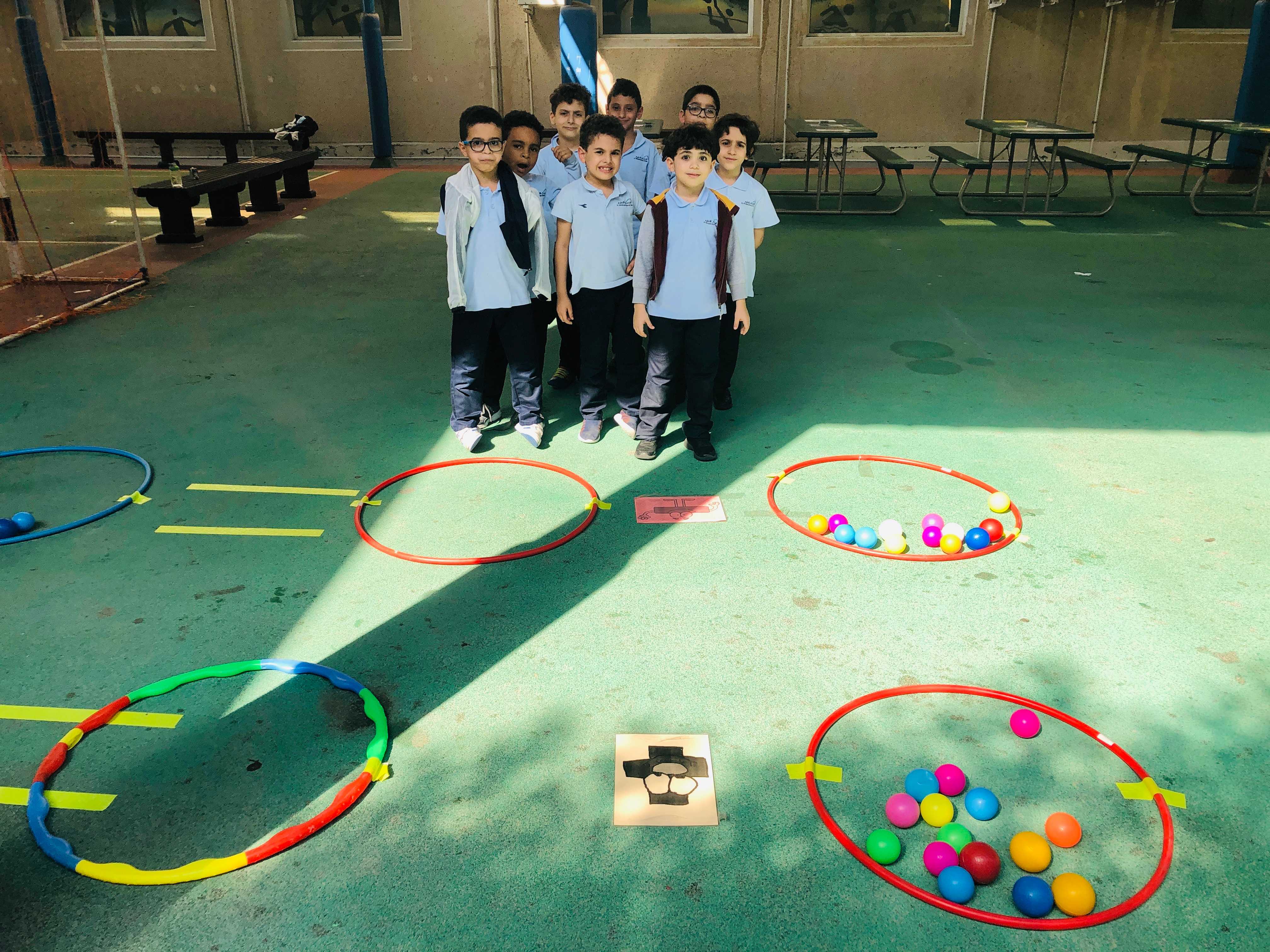 ||Al Hussan International|| Hula Hoop Game - Math Activity -Grade 2