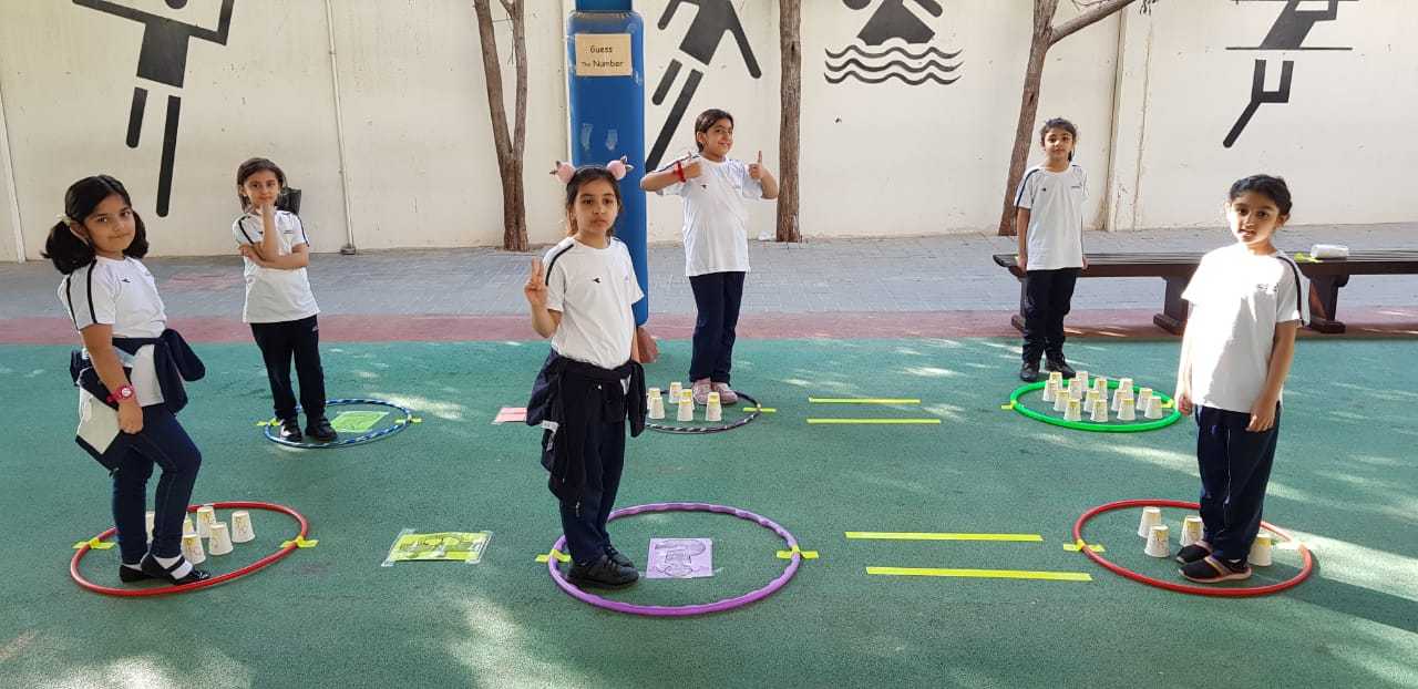 ||Al Hussan International|| Hula Hoop Game - Math Activity -Grade 2