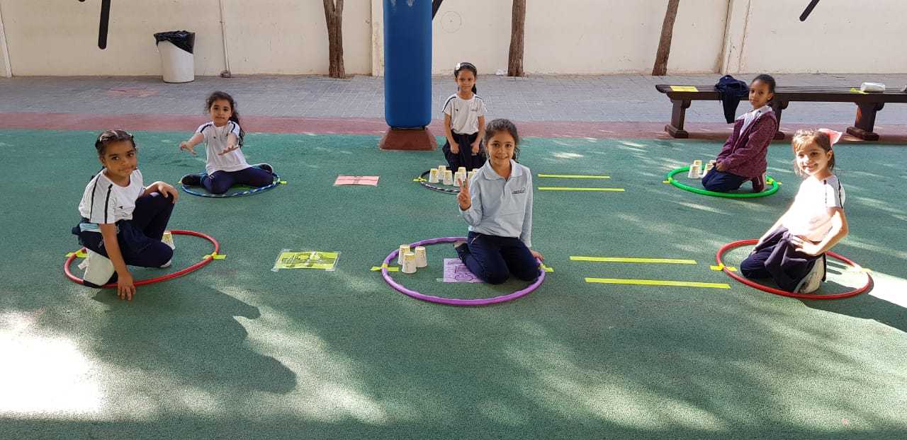 ||Al Hussan International|| Hula Hoop Game - Math Activity -Grade 2