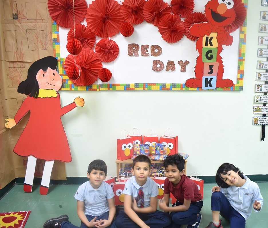 ||Al Hussan International|| Red Color Day in yanbu international school