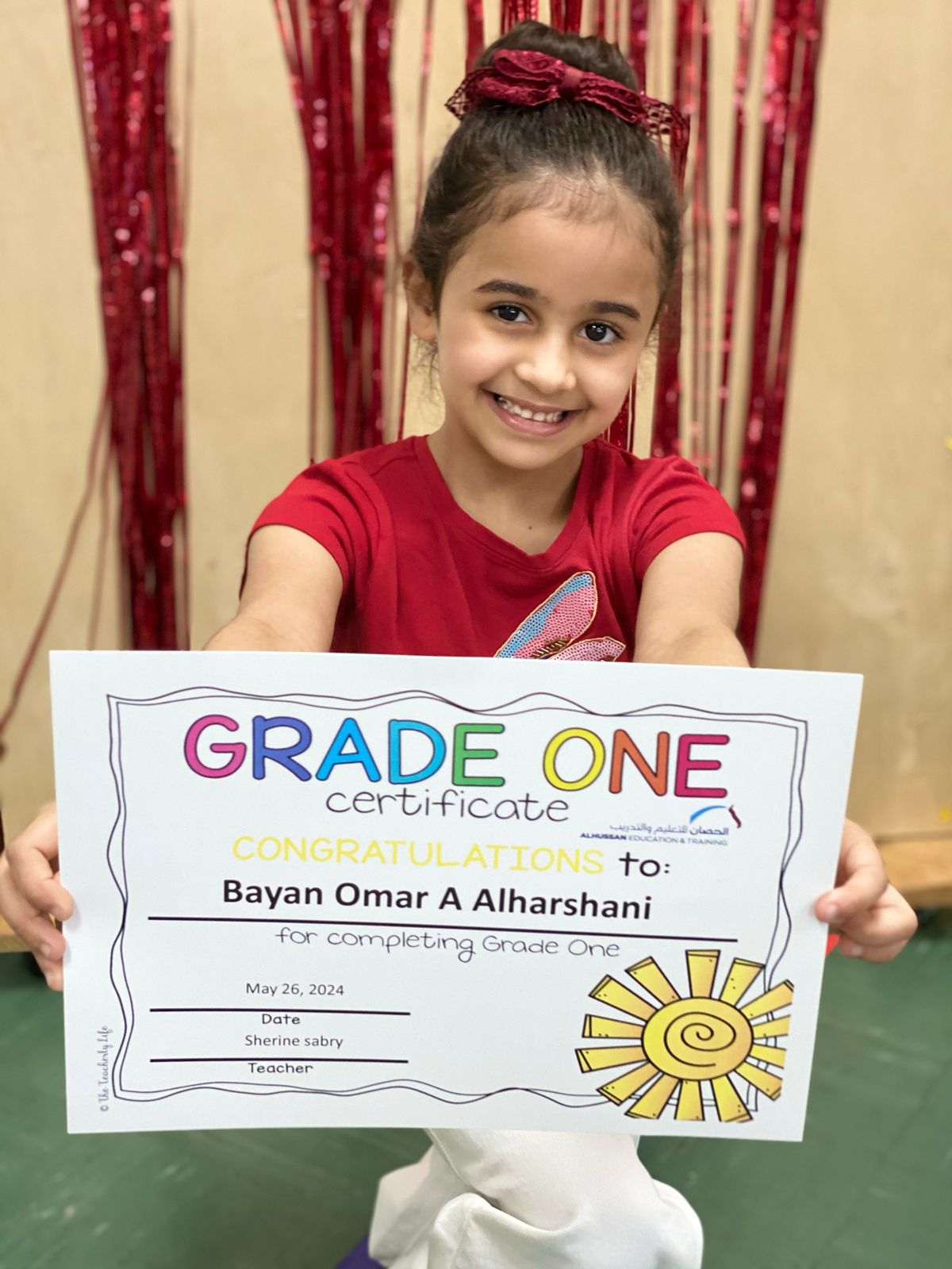 ||Al Hussan International|| last day of school